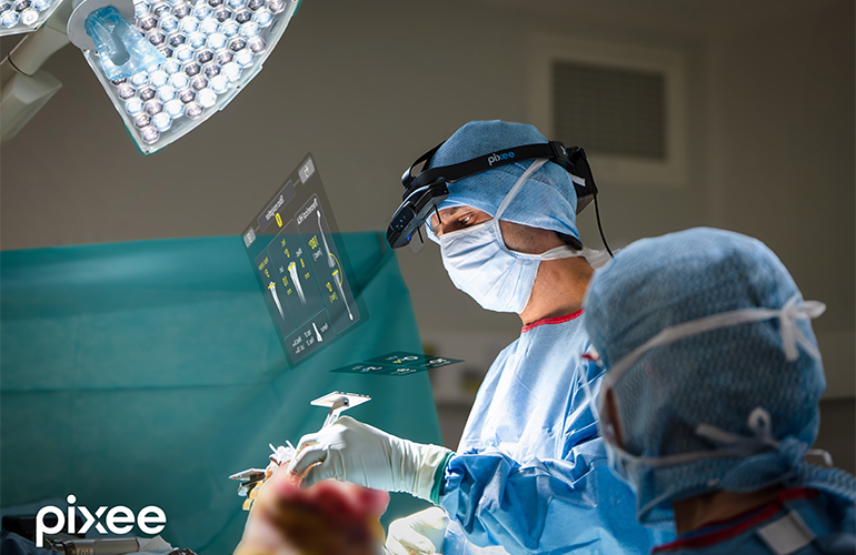Pixee wins CE mark for augmented reality knee surgery tech
