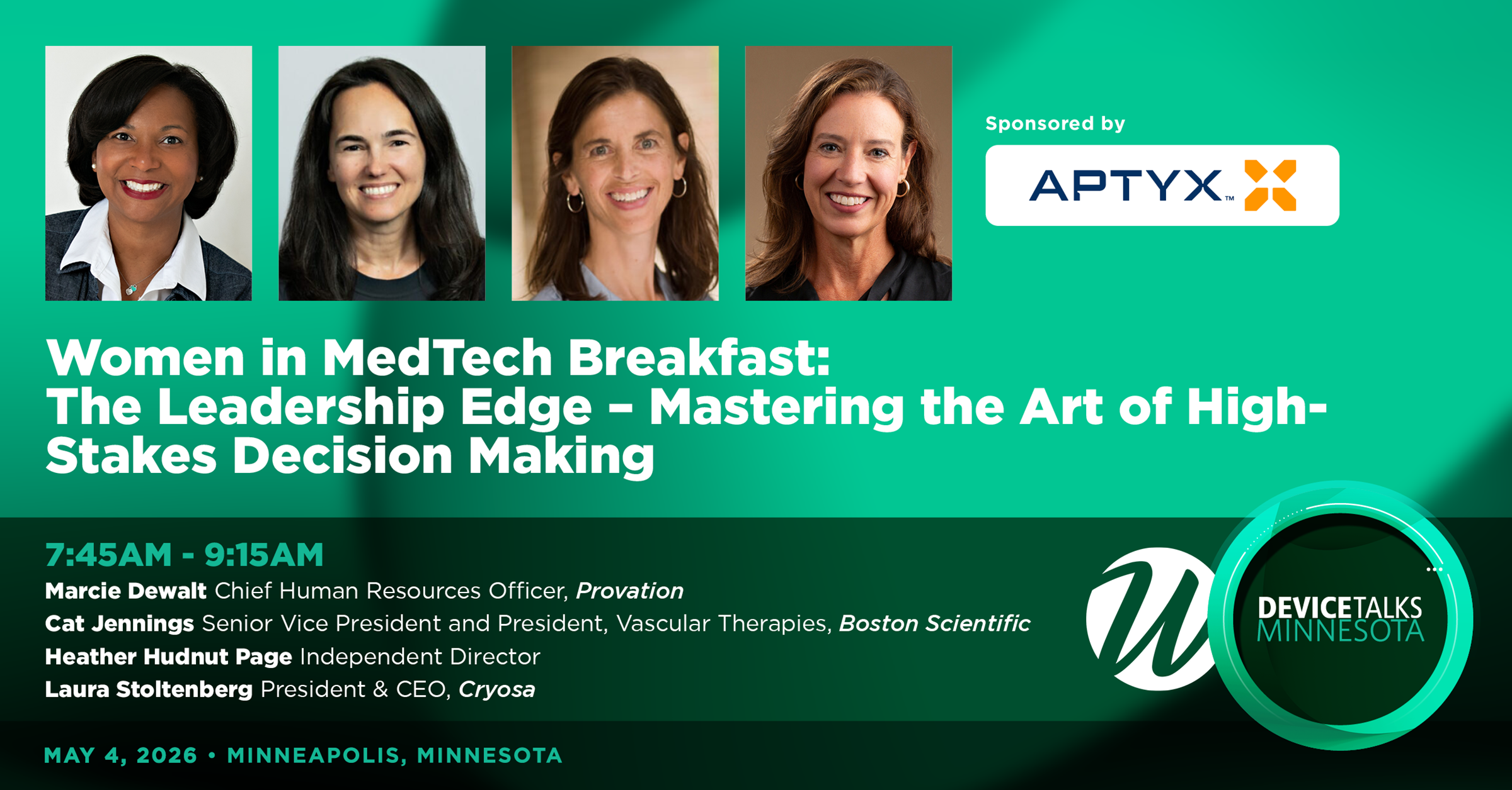 Learn how medtech leaders navigate high-stakes decisions at DeviceTalks ...
